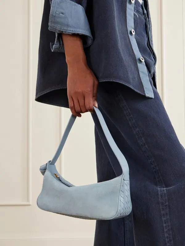 Bottega Veneta Nodo Shoulder Bag - Blue