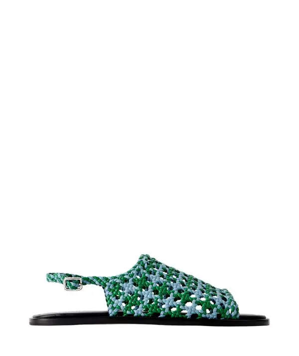 JW Anderson Woven Leather Sandals - Blue