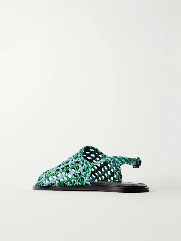 JW Anderson Woven Leather Sandals
