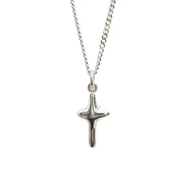 WON ASTRE Sterling Cross Of The Light Necklace - Silver