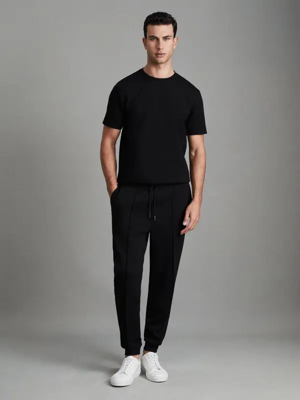 REISS Premier Stretch-jersey Tailored Joggers