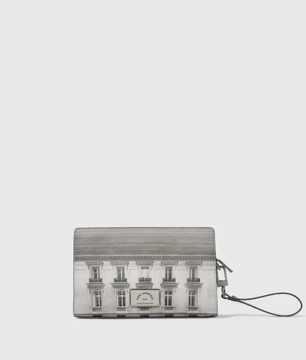 Karl Lagerfeld Maison De Karl" Leather Pouch - Multi