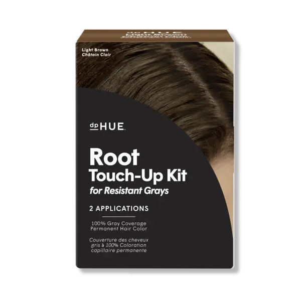 DPHUE Root Touch-up Kit For Resistant Grays - Light Brown