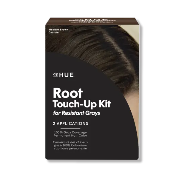 DPHUE Root Touch-up Kit For Resistant Grays - Medium Brown