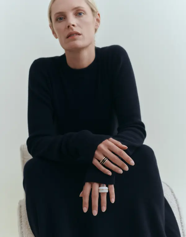 BY PARIAH Classic Ring Stack | Onyx
