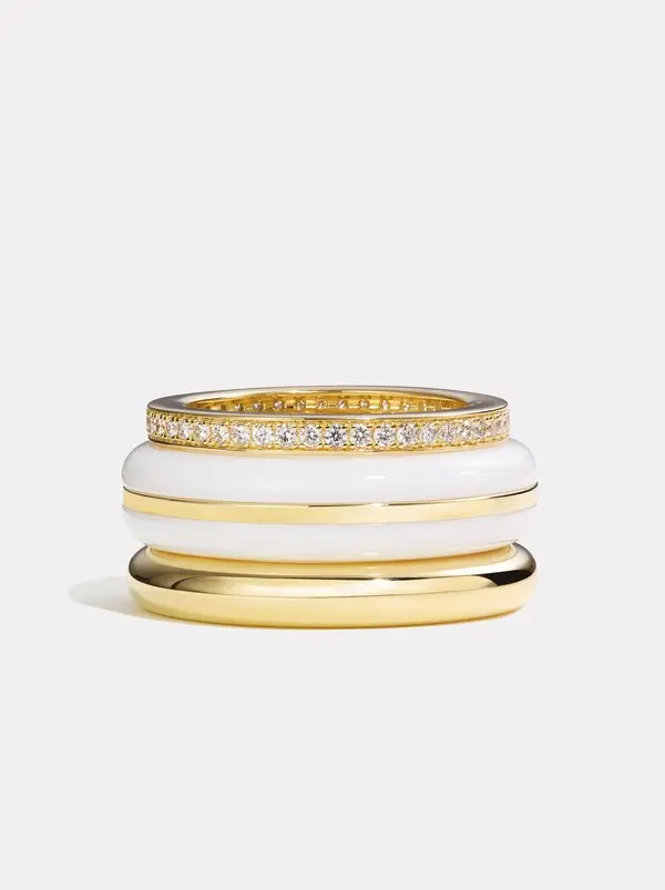BY PARIAH Classic Ring Stack | Agate