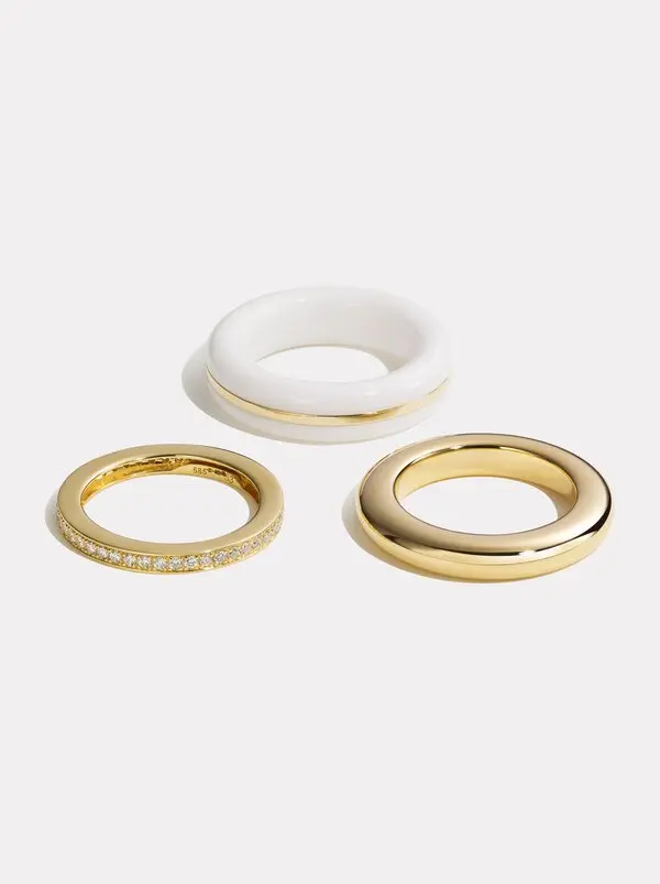BY PARIAH Classic Ring Stack | Agate