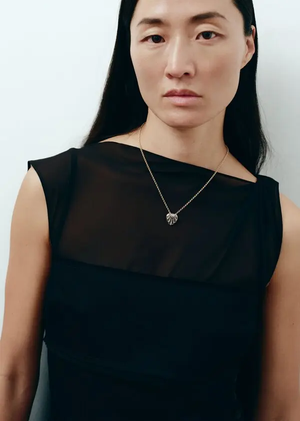 BY PARIAH Small Aurora Diamond Pendant