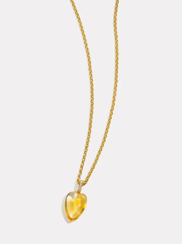 BY PARIAH Heartstone Diamond Pendant