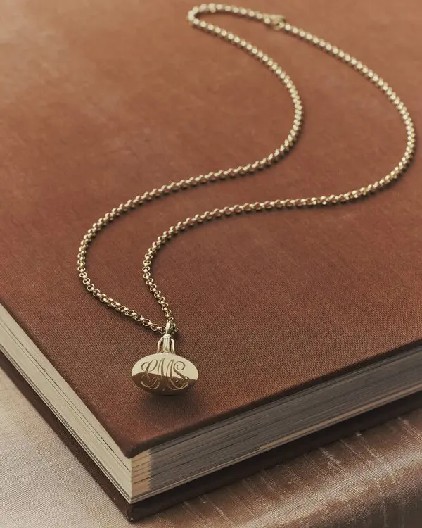 BY PARIAH Amara Bell Pendant With Diamonds