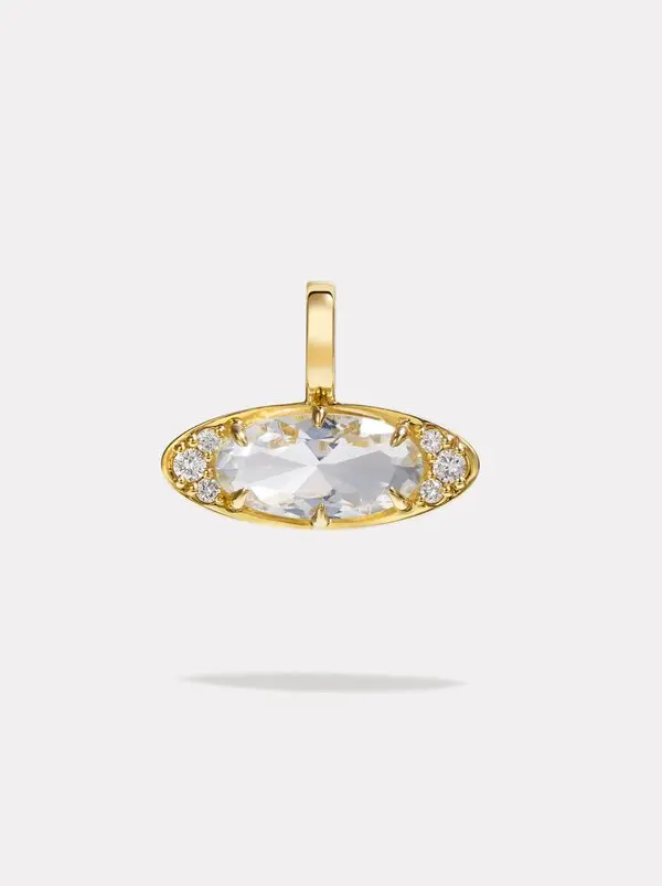 BY PARIAH Ellipse Pendant - White