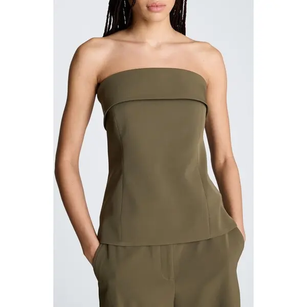 KENNETH COLE Strapless Bustier Top