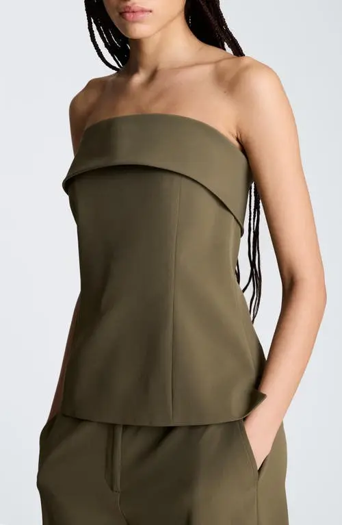 KENNETH COLE Strapless Bustier Top