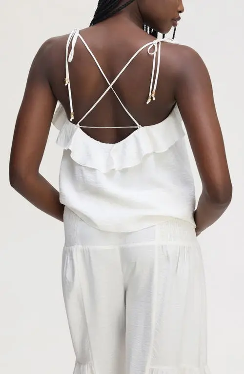 Sam Edelman Ruffle Tie Strap Camisole