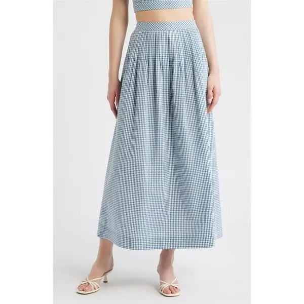 Hill House Home The Ame Check Maxi Skirt