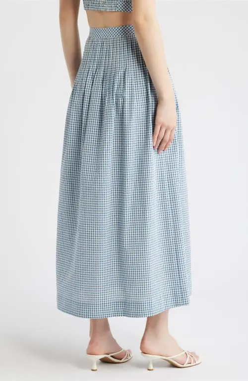 Hill House Home The Ame Check Maxi Skirt