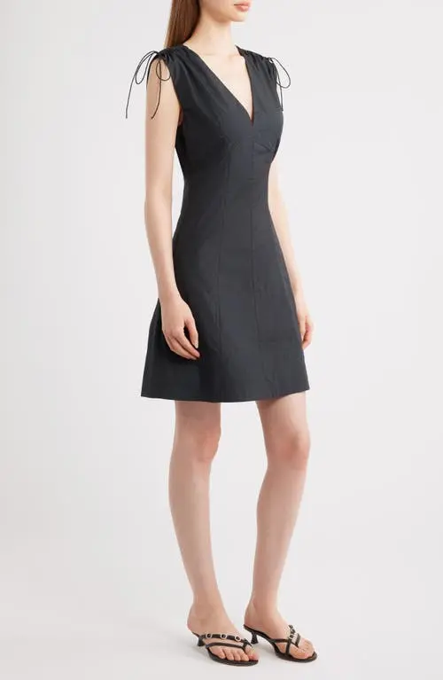 Rag & Bone Emmet Tie Shoulder Sleeveless Fit & Flare Dress