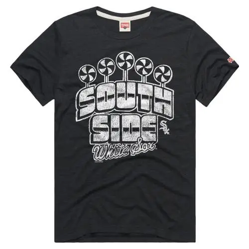 HOMAGE Chicago White Sox Tri-blend Hyperlocal T-shirt - Charcoal