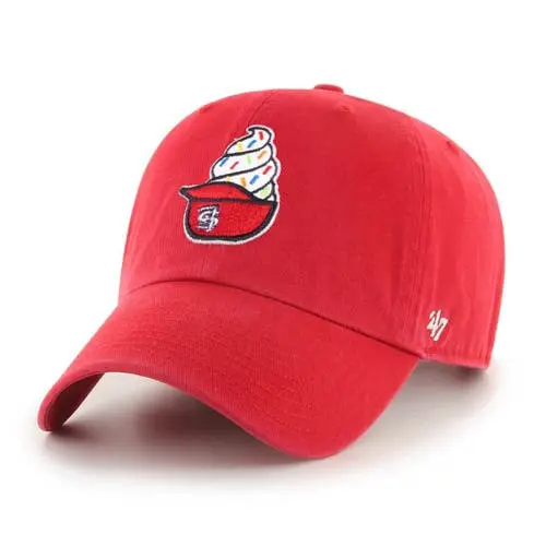 '47 St. Louis Cardinals Ice Cream Helmet Clean Up Adjustable Hat - Red