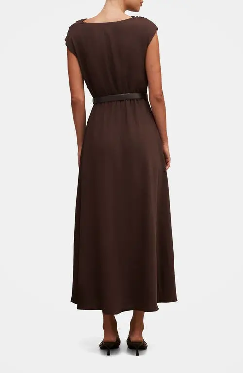 EVER NEW Estelle Belted Cowl Neck Maxi Dress