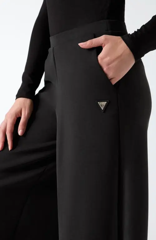 Guess Olympe Wide Leg Pants - Jblack-black
