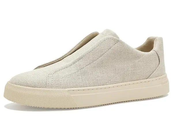 Vince Lakewood Linen Slip-on Shoes - Straw