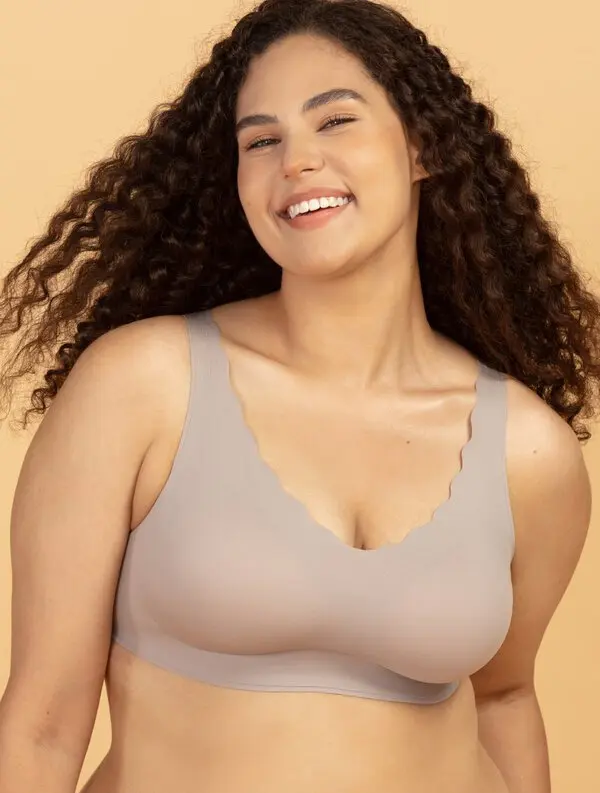 Comfelie 3d Air Cups Breathable Seamless Bra - Brown