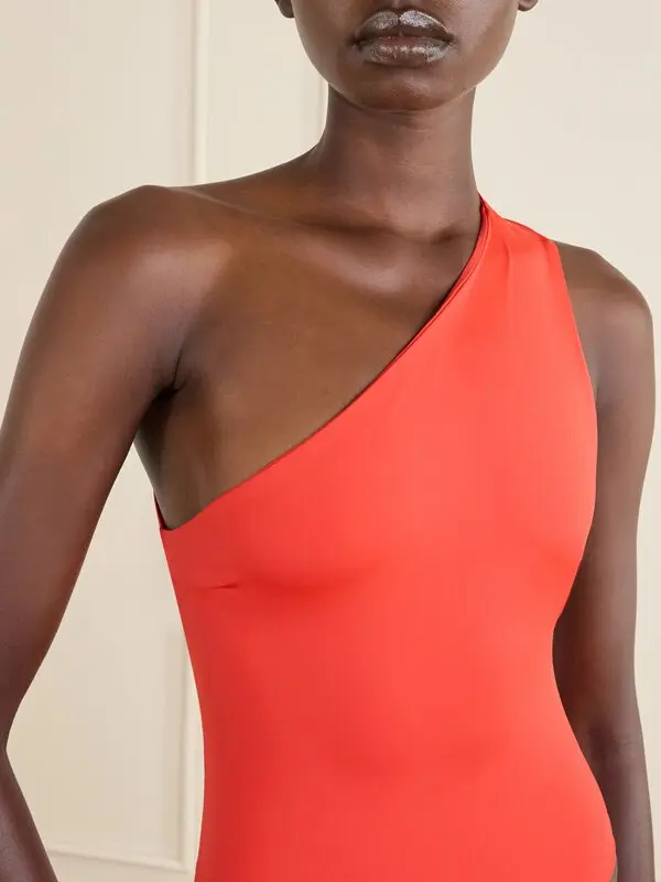 HAIGHT. Luisa One-shoulder Swimsuit - Red