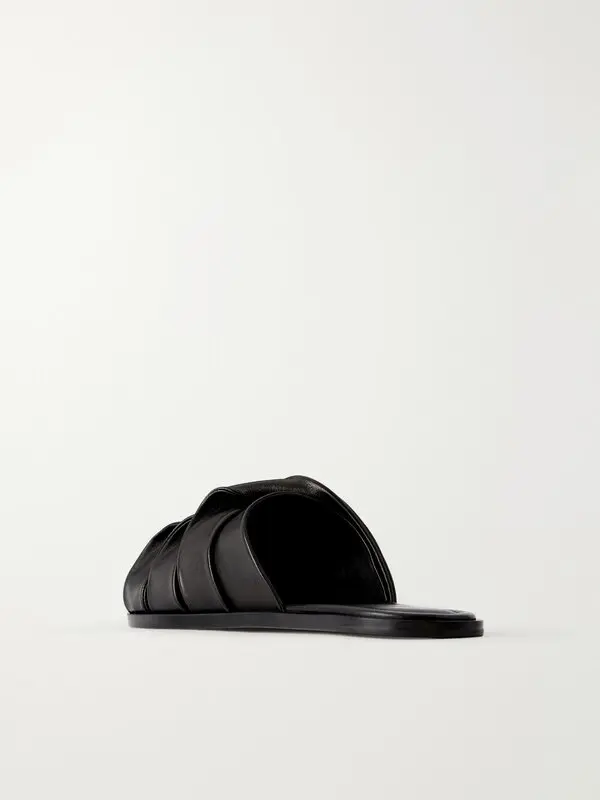 JW Anderson Coil Leather Slides