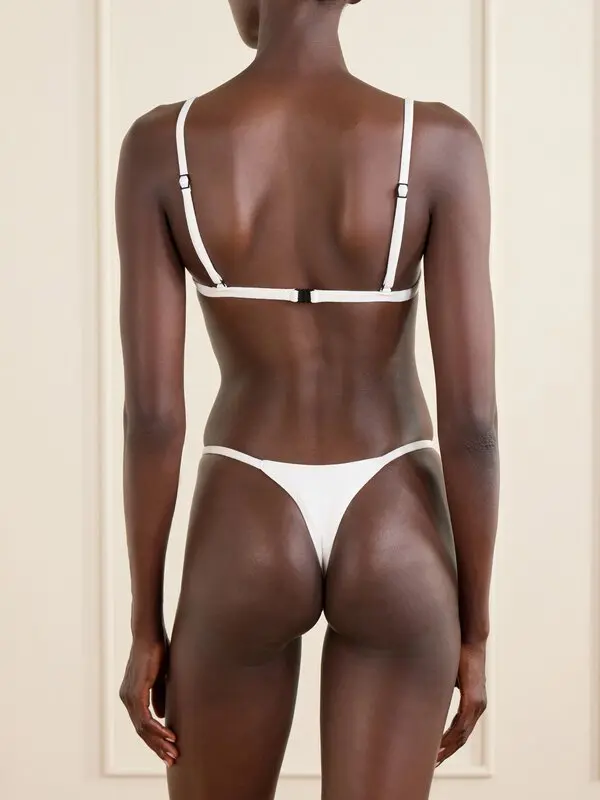 Matteau Petite Triangle Bikini Top - White