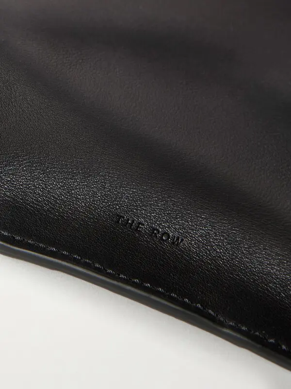 THE ROW Marlo 14 Leather Tote - Black
