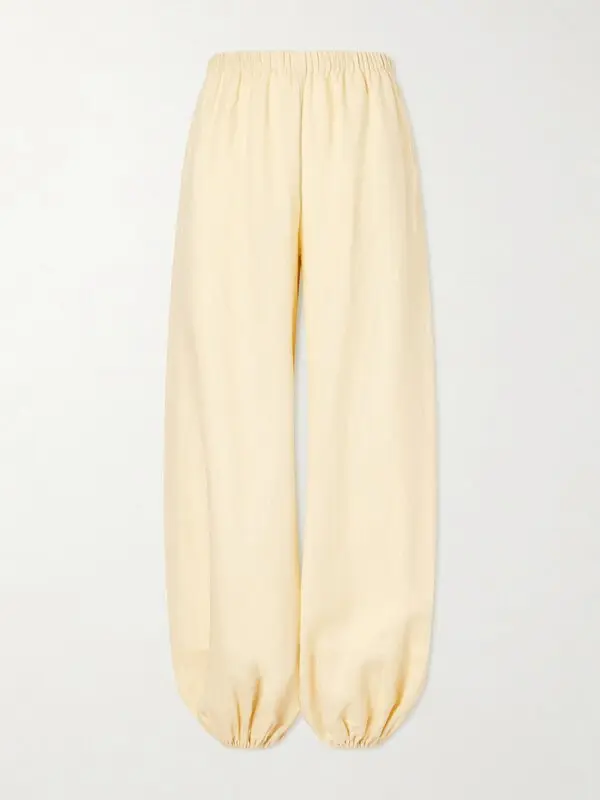Faithfull The Brand Kortez Linen Balloon Pants - Yellow