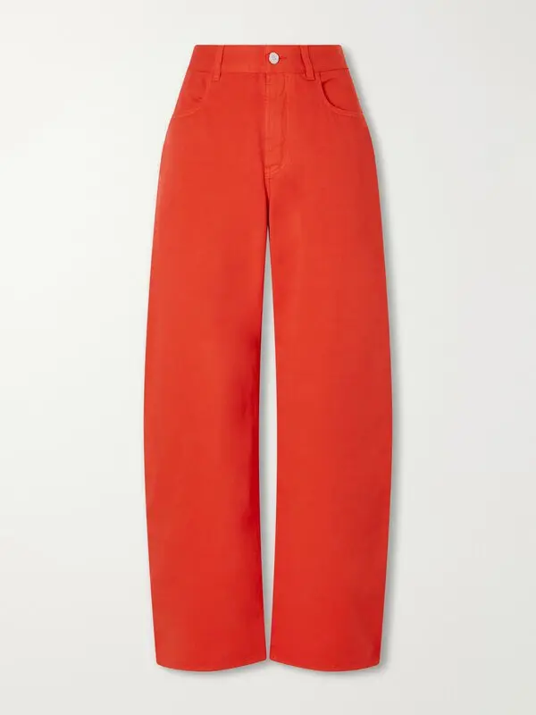 Alaïa Mid-rise Wide-leg Jeans