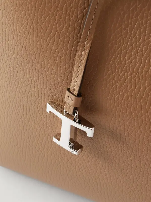 TOD'S Mini Textured-leather Tote
