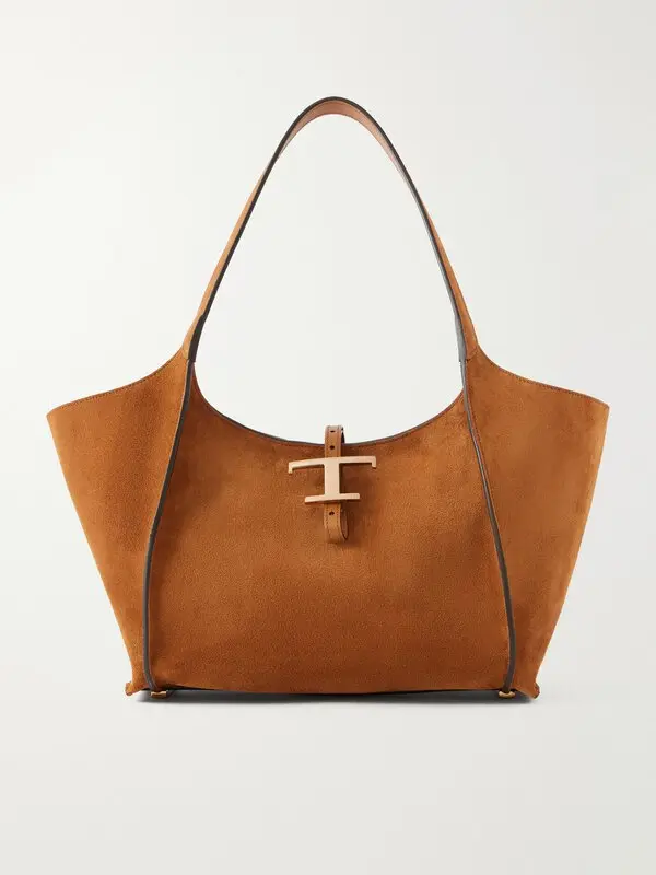 TOD'S Small Suede Shoulder Bag