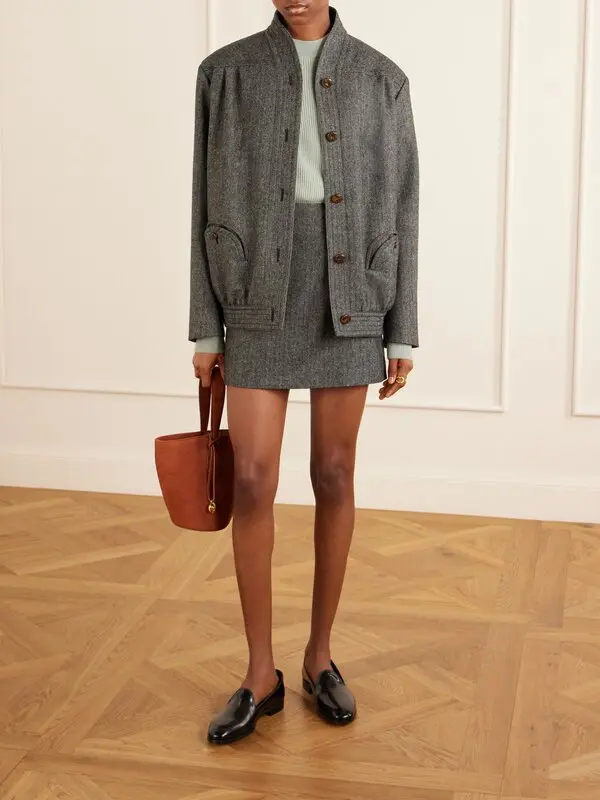 BLAZÉ MILANO Coiba Virgin Wool-blend Jacket