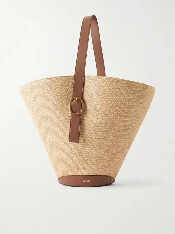 NEOUS Apheli Raffia Shoulder Bag