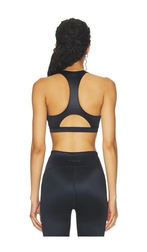 NIKESKIMS Shine Halter Neck Bra In Black