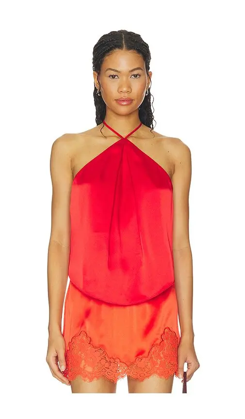 SEROYA Beckham Tank In Red