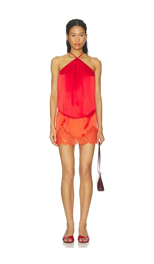 SEROYA Beckham Tank In Red