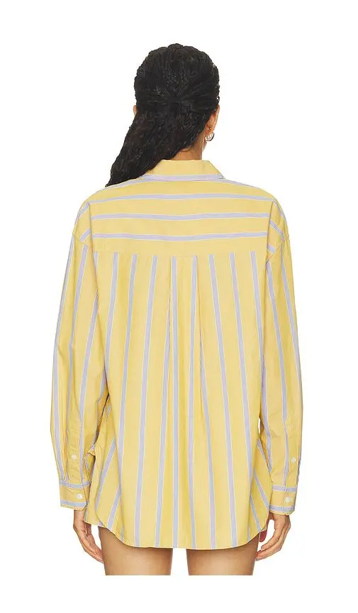 Madewell Easy Shirt In Yellow