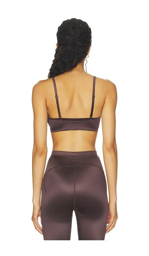 NIKESKIMS Shine Scoop Cami Bra In Brown