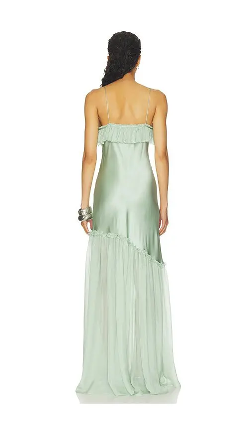Ulla Johnson Elaria Silk Gown With Lace-up Detail