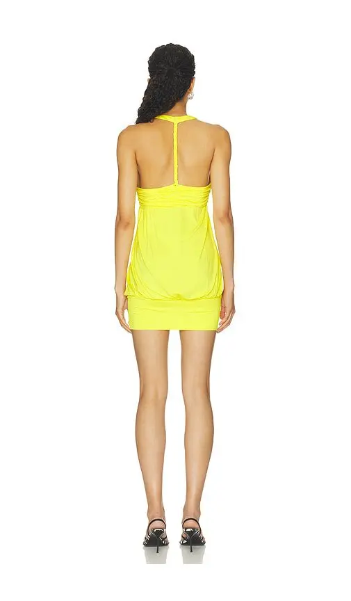 NIIHAI Twist Dress In Yellow