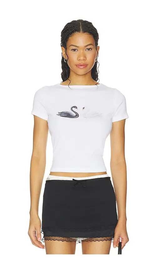LISA SAYS GAH Graphic T-shirt - Swans