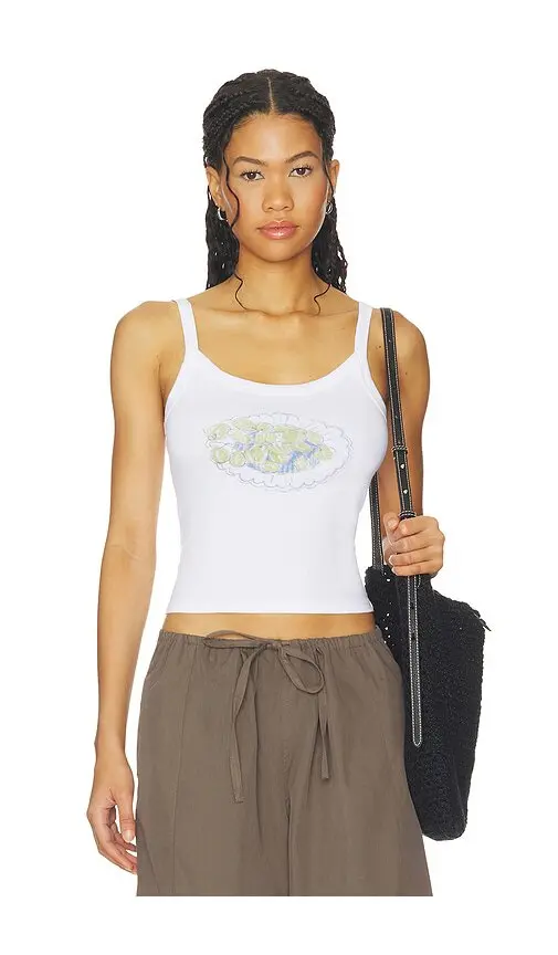 LISA SAYS GAH Harley Tank In White