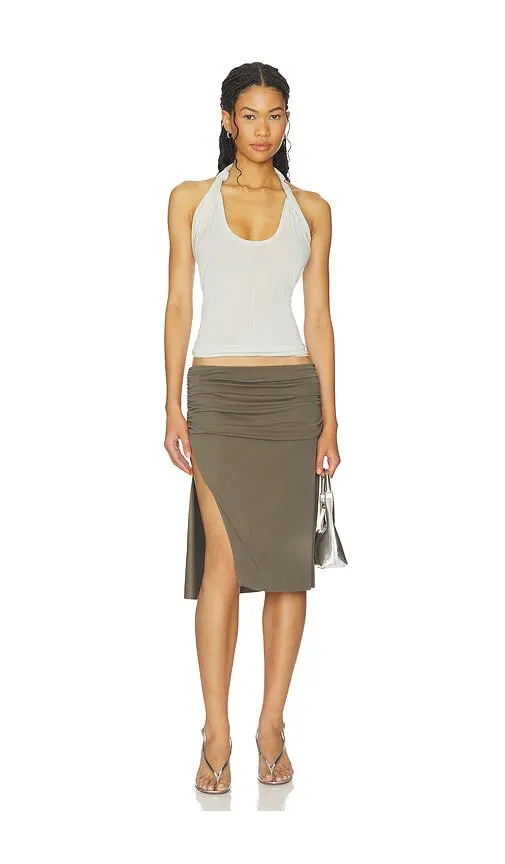 Helmut Lang Twist Dancer Halter Top