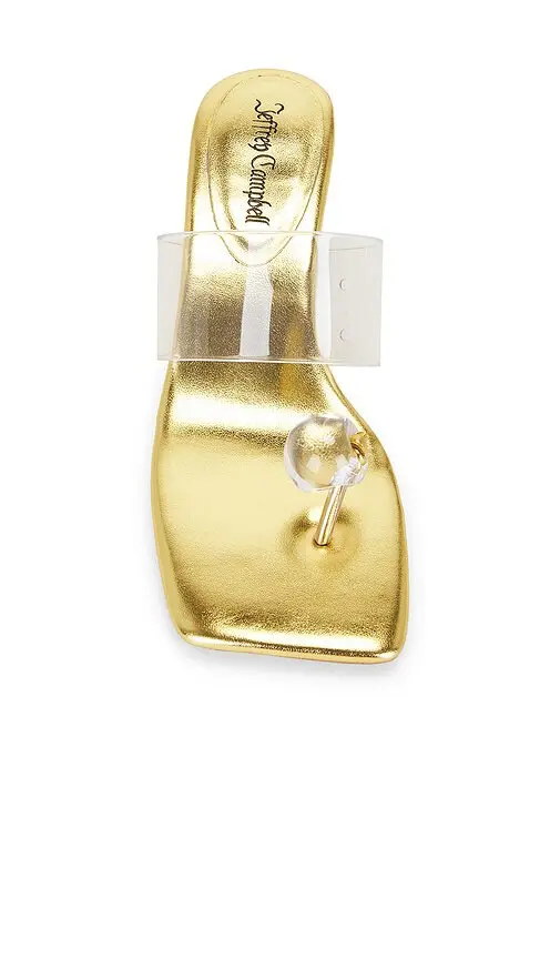 Jeffrey Campbell Latus Sandal In Metallic