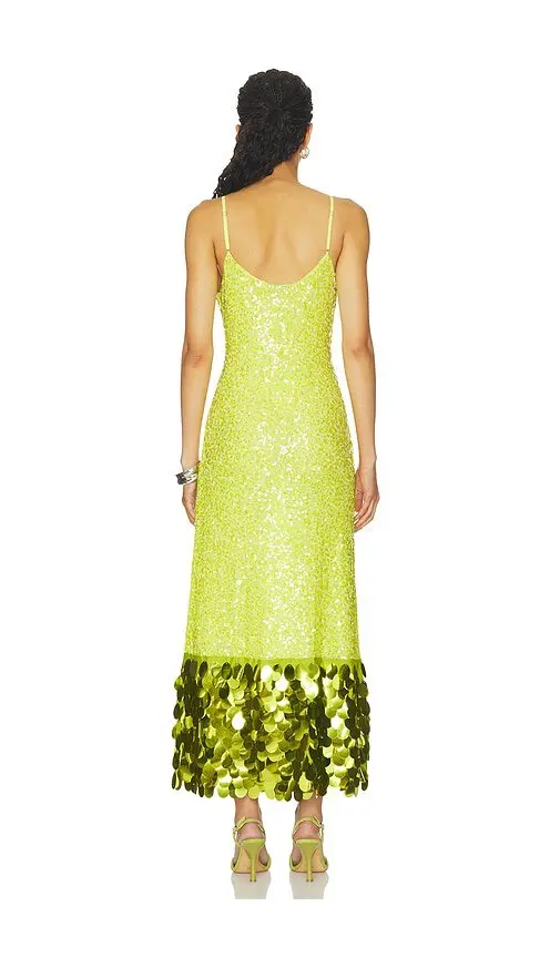 SIMONMILLER Imogen Sequin Midi Dress