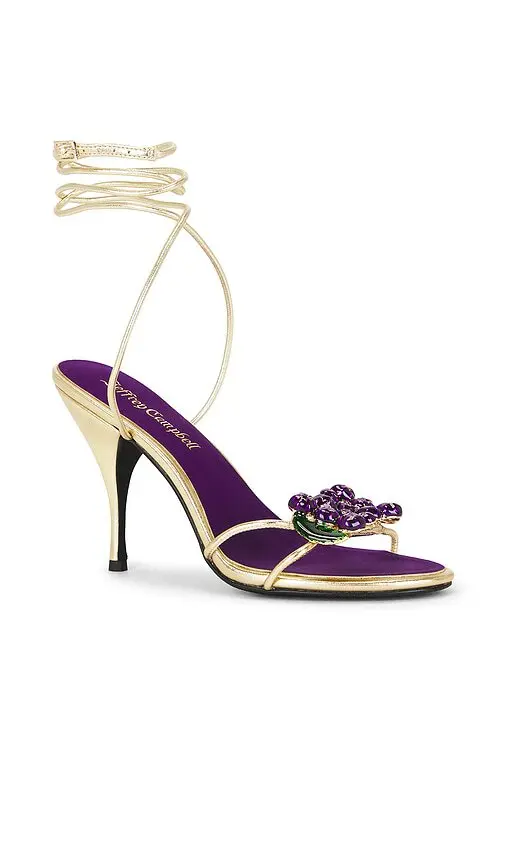 Jeffrey Campbell Kleo Sandal In Metallic Gold